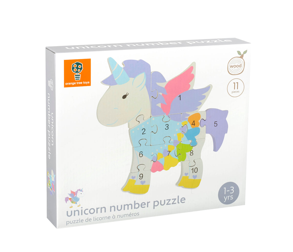 Personalised Children's Unicorn Number Puzzle – Chichi Gifts